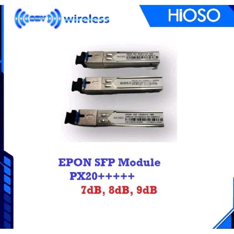 Jual HIOSO SFP EPON/GPON OLT PON Module 7db | Shopee Indonesia