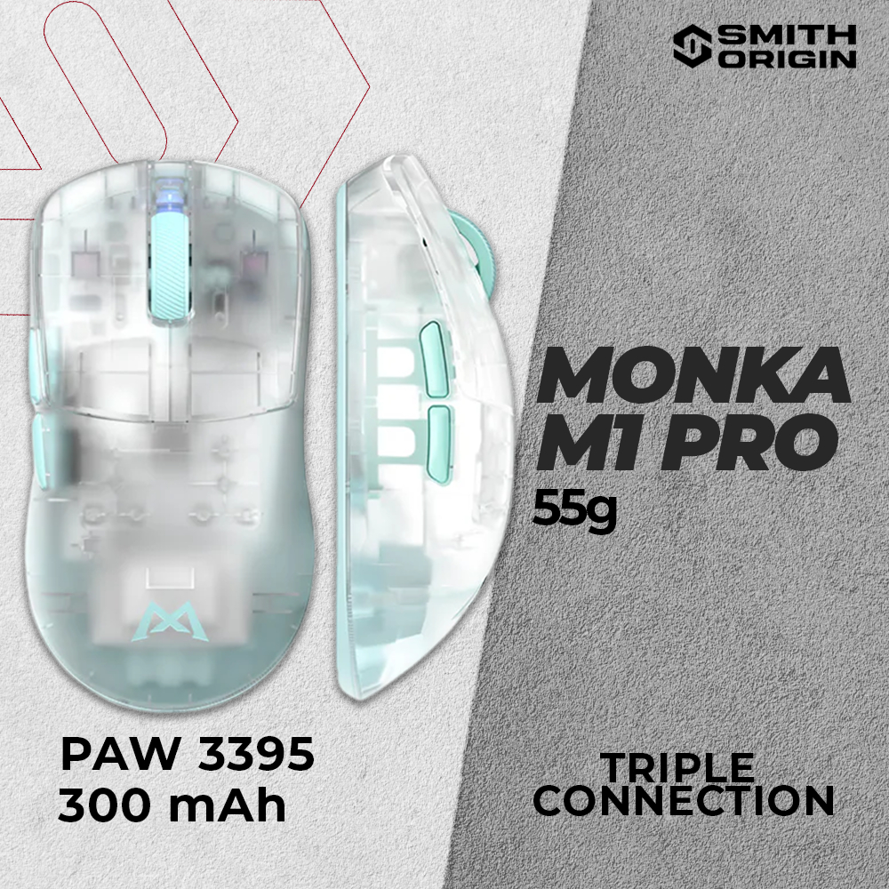 Jual MONKA M1 PRO Wireless 55g Gaming Mouse | Shopee Indonesia