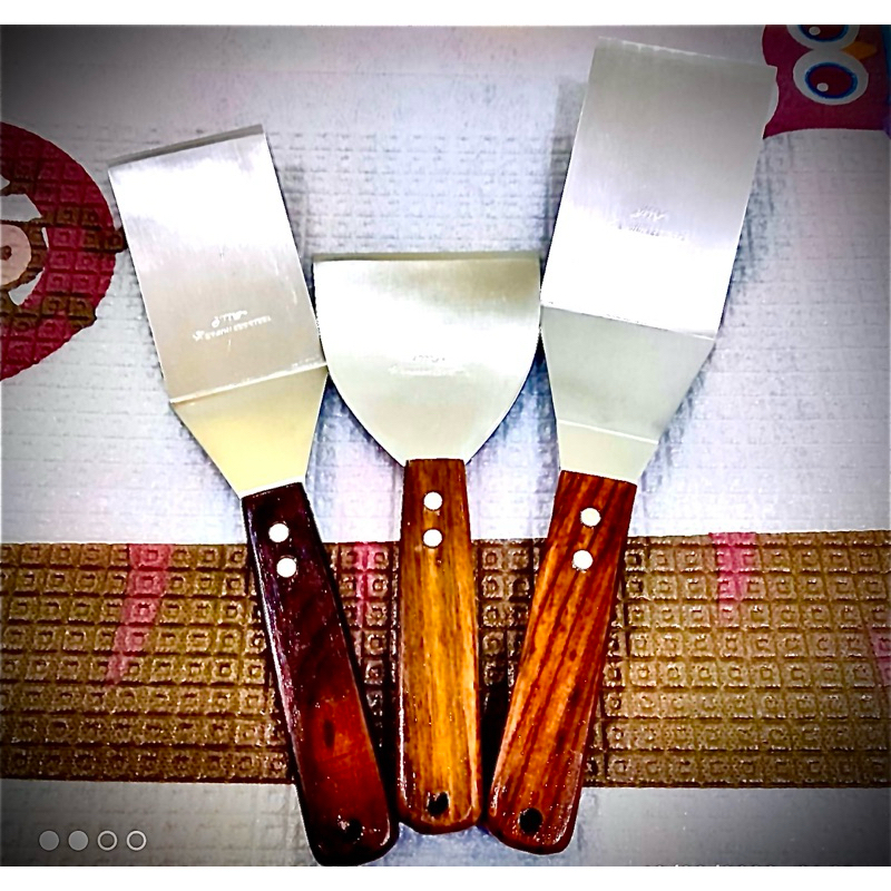 Jual paket spatula bengkok/ spatula bengkok /set / spatula untuk roti ...