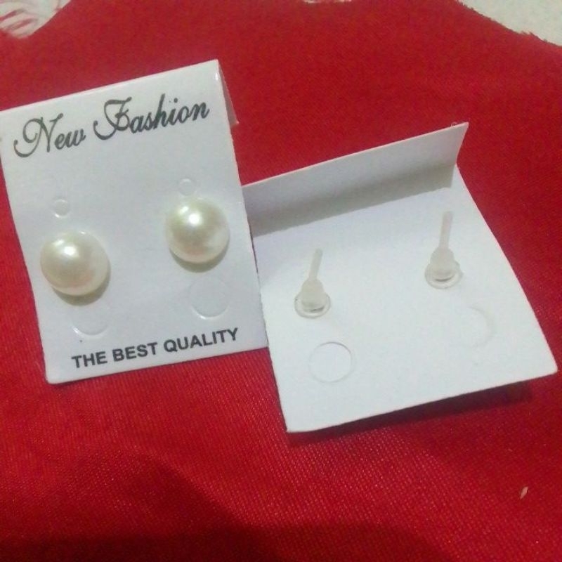 Jual anting tusuk plastik mutiara 8mm | Shopee Indonesia