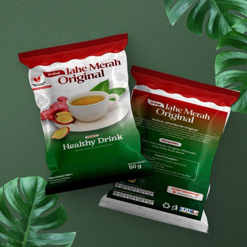Jual Sachet Jahe Merah original | Shopee Indonesia