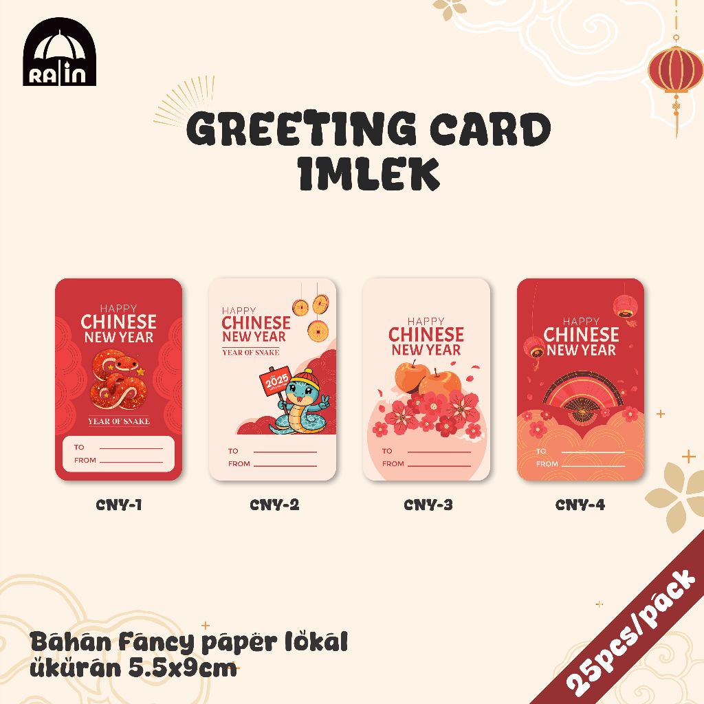 Jual GREETING CARD IMLEK / KARTU UCAPAN IMLEK / HAMPERS / PARCEL IMLEK ...