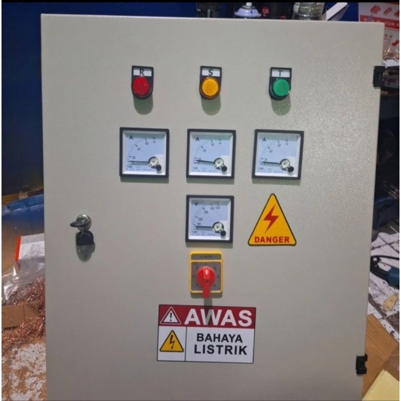 Jual Panel listrik 50A / panel pembagi arus listrik 3phase 50a box ...