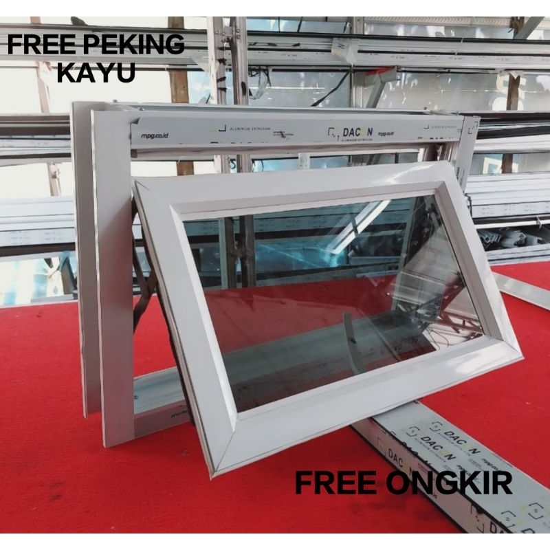 Jual Jendela aluminium 60x40cm Jendela Bovenli jendela Casement Jendela ...