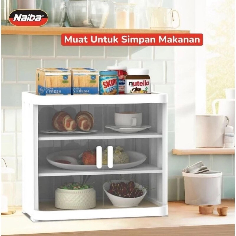 Jual FOOD CABINET BISTRO NANDOS SUSUN 3 tudung saji susun 3 rak lauk ...