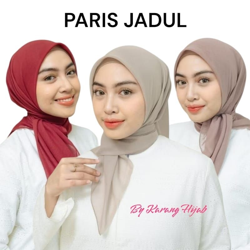 Jual PARIS JADUL/HIJAB SEGIEMPAT PARIS JADUL/SEGIEMPAT PARIS JADUL ...
