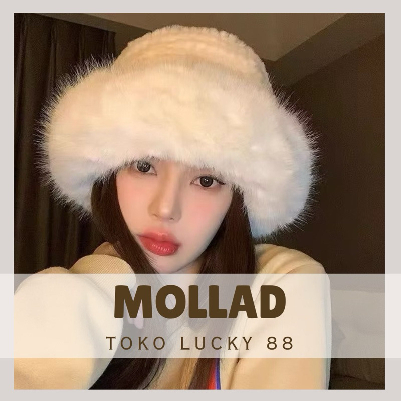 Jual TL0169 MOLLAD Hat Mongolia Import Fur Faux Topi bulu winter musim ...