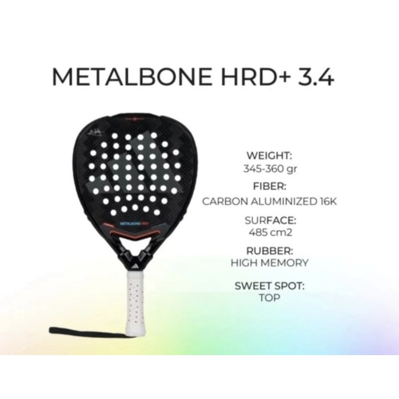 Jual adidas metalbone hrd + 3.4 padel racket /raket padel/raket adidas ...