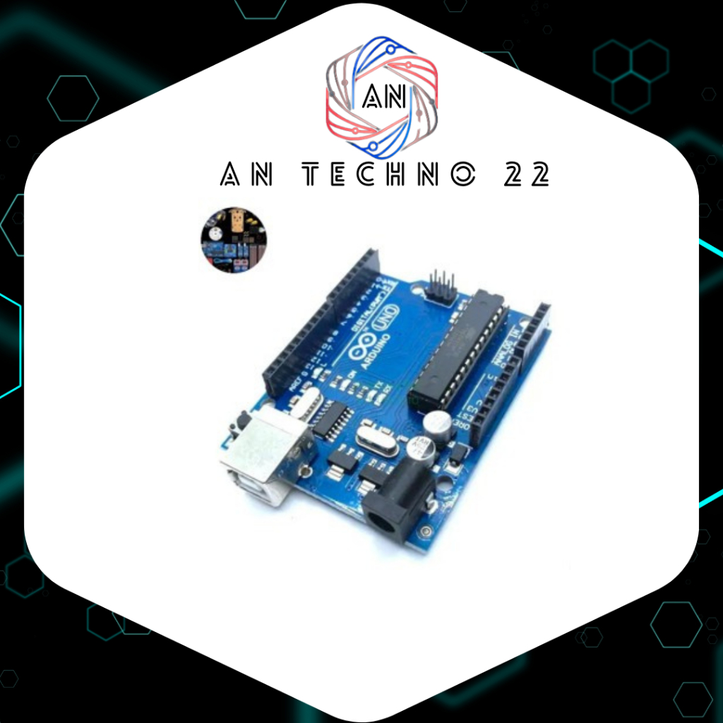 Jual AN TECHNO 22 - NEW PART ART TECHNO ARDUINO_UNO R3 CH340 ATMEGA328P ...