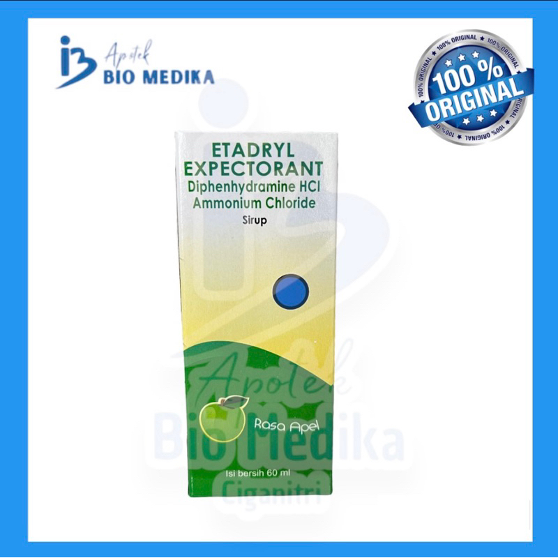 Jual ETADRYL EXPECTORANT SIRUP 60 ML - OBAT BATUK | Shopee Indonesia