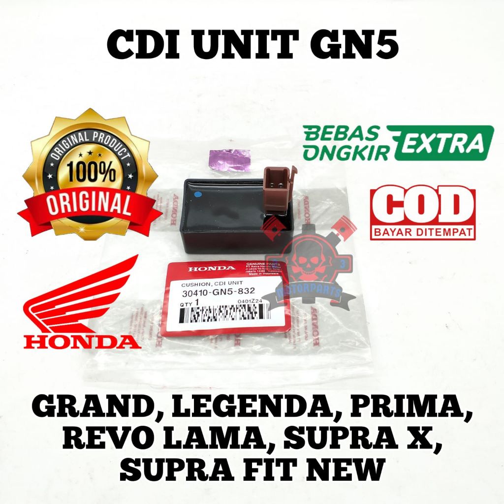Jual CDI UNIT GN5 GRAND LEGENDA PRIMA REVO LAMA SUPRA X SUPRA FIT NEW ...