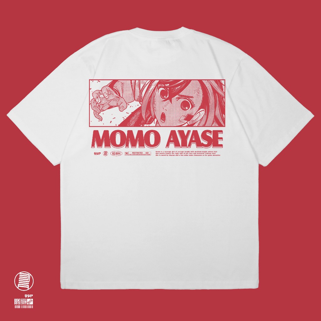 Jual T-Shirt Momo Ayase Dandadan Ki Anime Manga Wibu Jepang Kaos Cotton ...