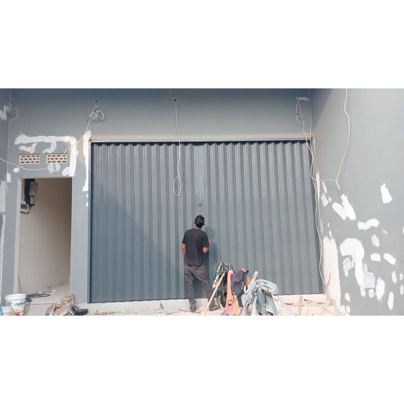 Jual pintu harmonika rolling door folding gate | Shopee Indonesia