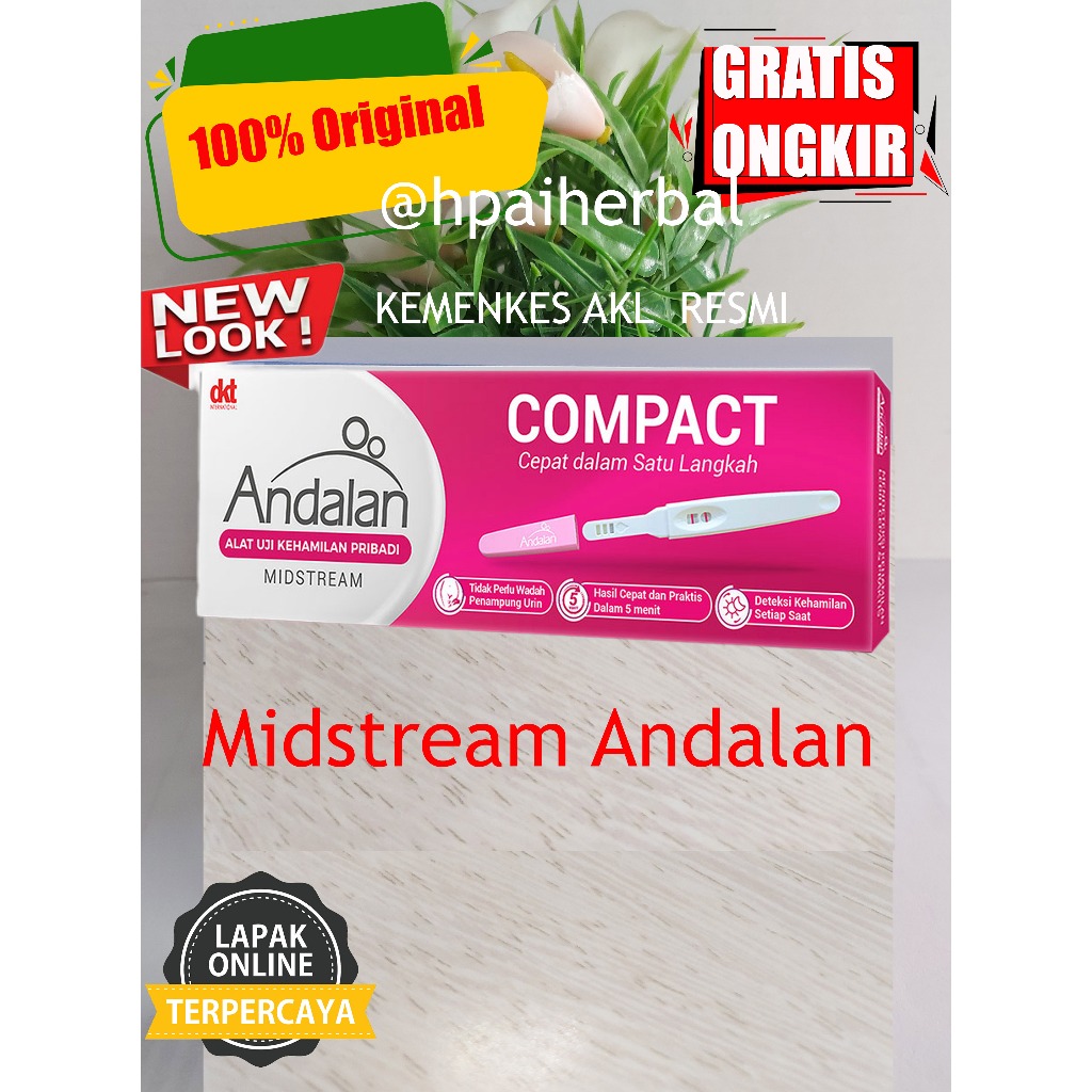 Jual NUZ - Testpack Andalan - Alat Test Kehamilan - Andalan Midstream ...