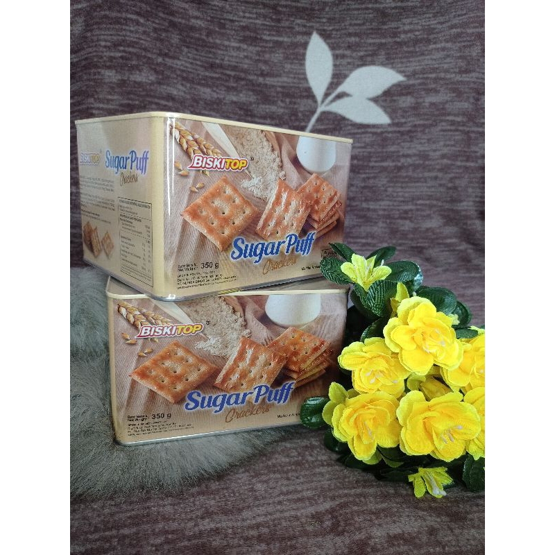 Jual BISKITOP SUGAR PUFF CRACKER - KARTON ISI 6 | Shopee Indonesia