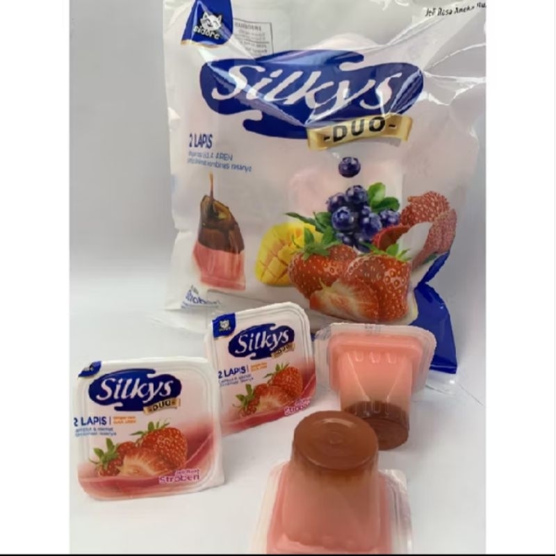 Jual silky puding jelly 2 lapis isi 10 pcs | Shopee Indonesia