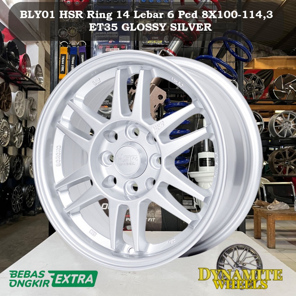 Jual velg ayla r14 hsr bly ring 14 lebar 6 untuk brio agya airev avanza xenia evalia sigra calya ...