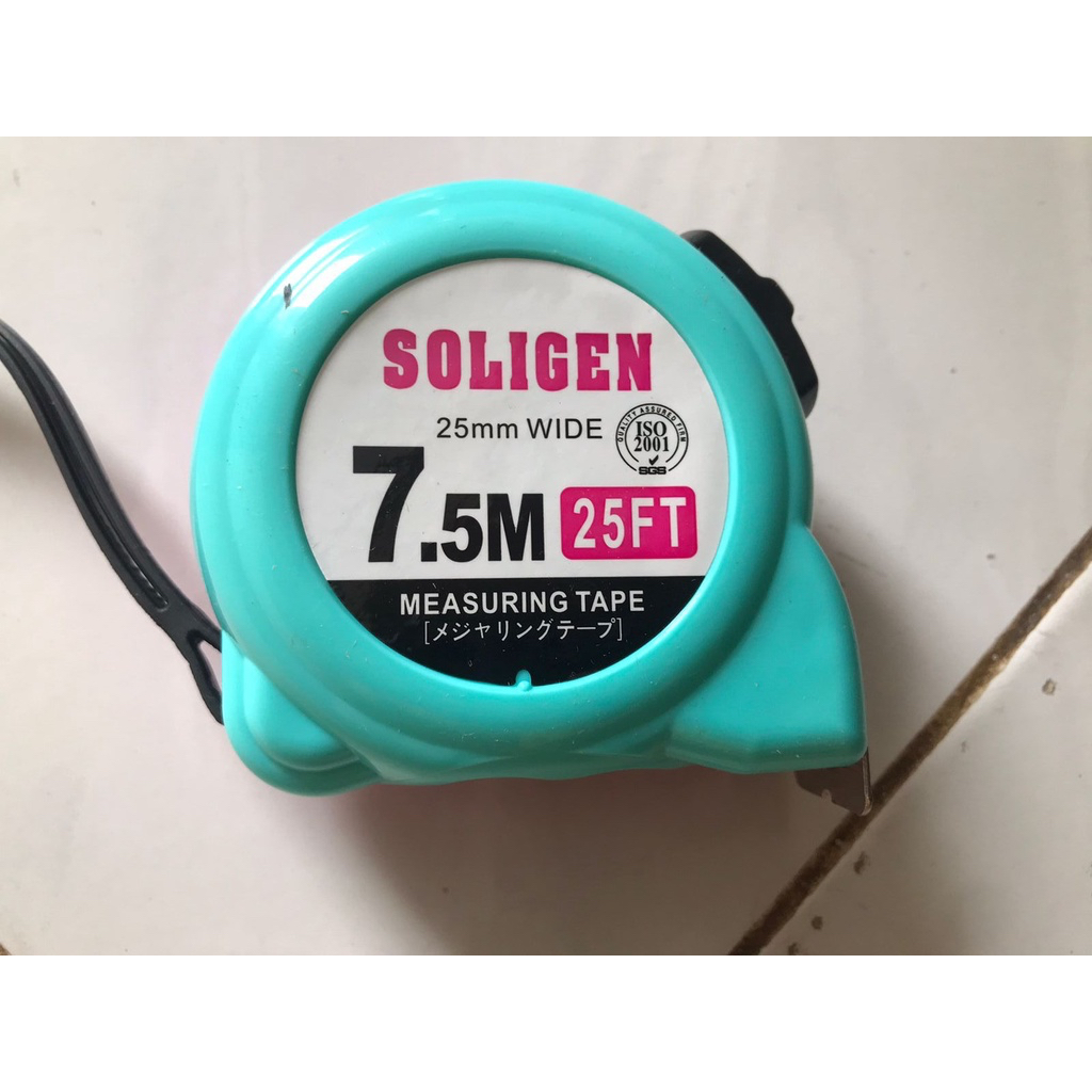 Jual Meteran SOLIGEN 5 Meter dan 7 Meter/ Meteran Tukang Soligen 5 dan ...