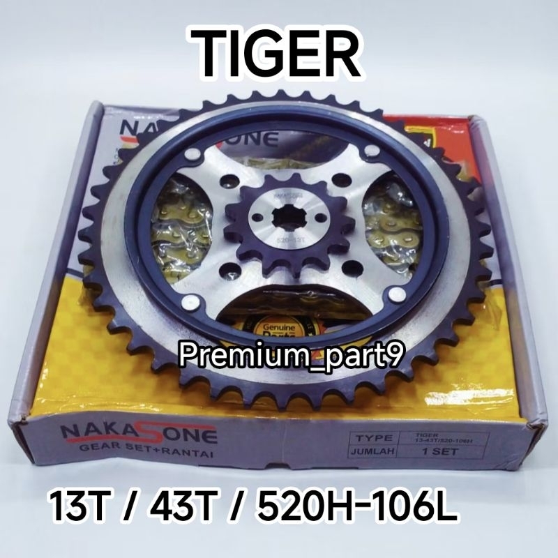 Jual GEAR GIR SET GIRSET PAKET BAJA TIGER OLD / TIGER NEW | Shopee ...