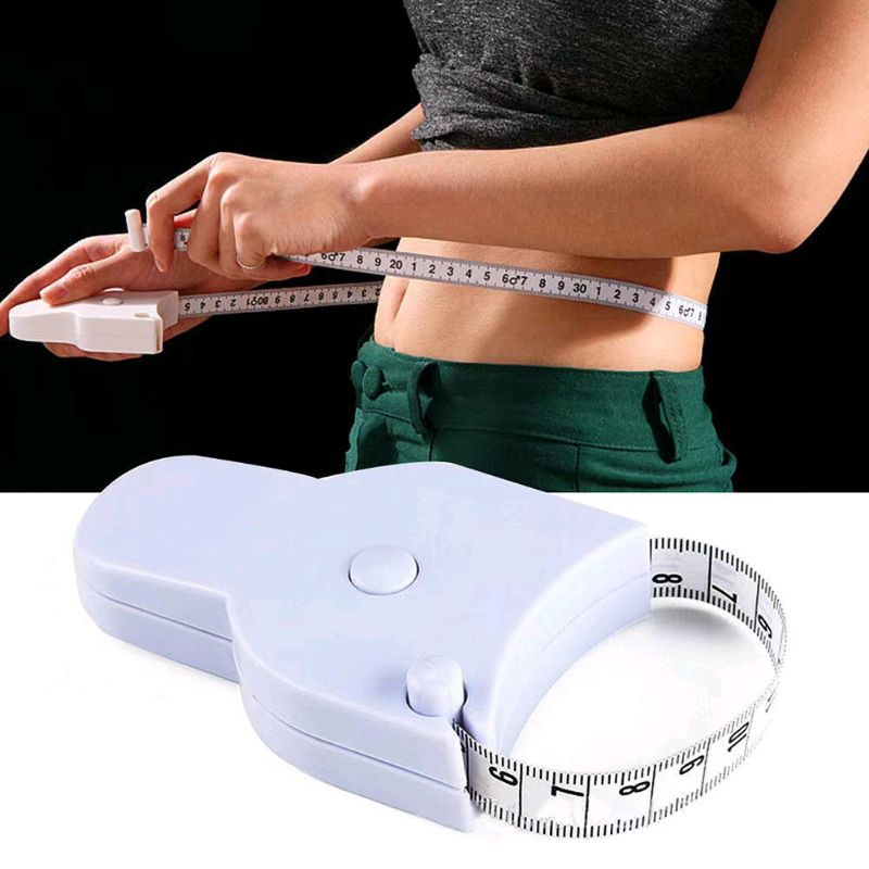 Jual Meteran Gulung Putar Mini Badan Pengukur Lingkar Perut Otomatis ...