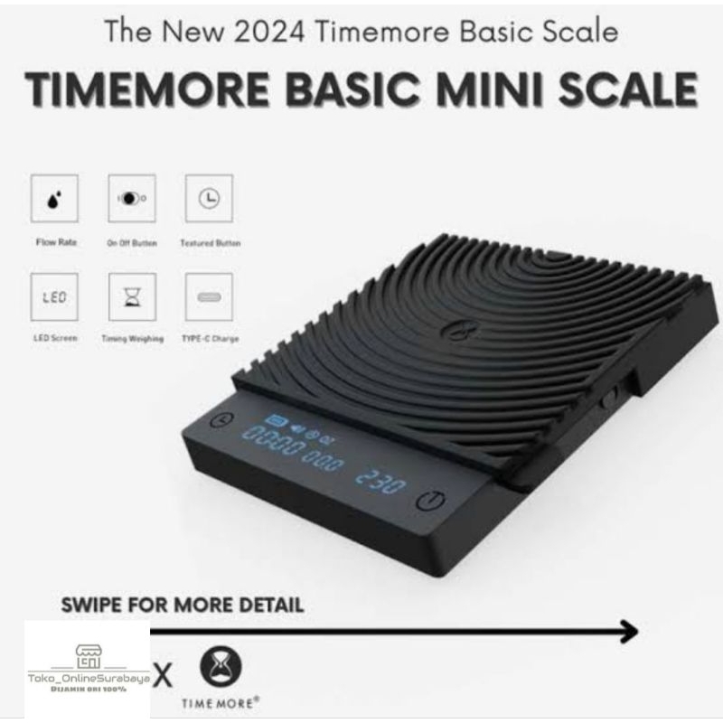 Jual TIMEMORE BASIC MINI SCALE new update version timbangan kopi digital | Shopee Indonesia