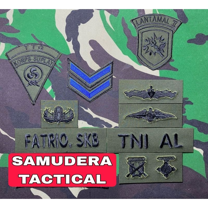 Jual PROMO FULL SET PAPAN NAMA ATRIBUT TNI UNTUK TNI AD, TNI AL, TNI AU TERSEDIA MIKA/PENGERAS ...