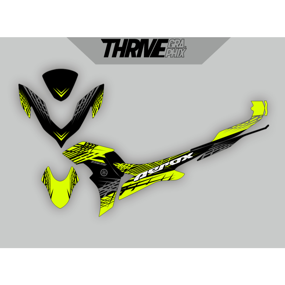 Jual CUSTOM DESIGN DECAL AEROX NEW/AEROX OLD FULLBODY | Shopee Indonesia