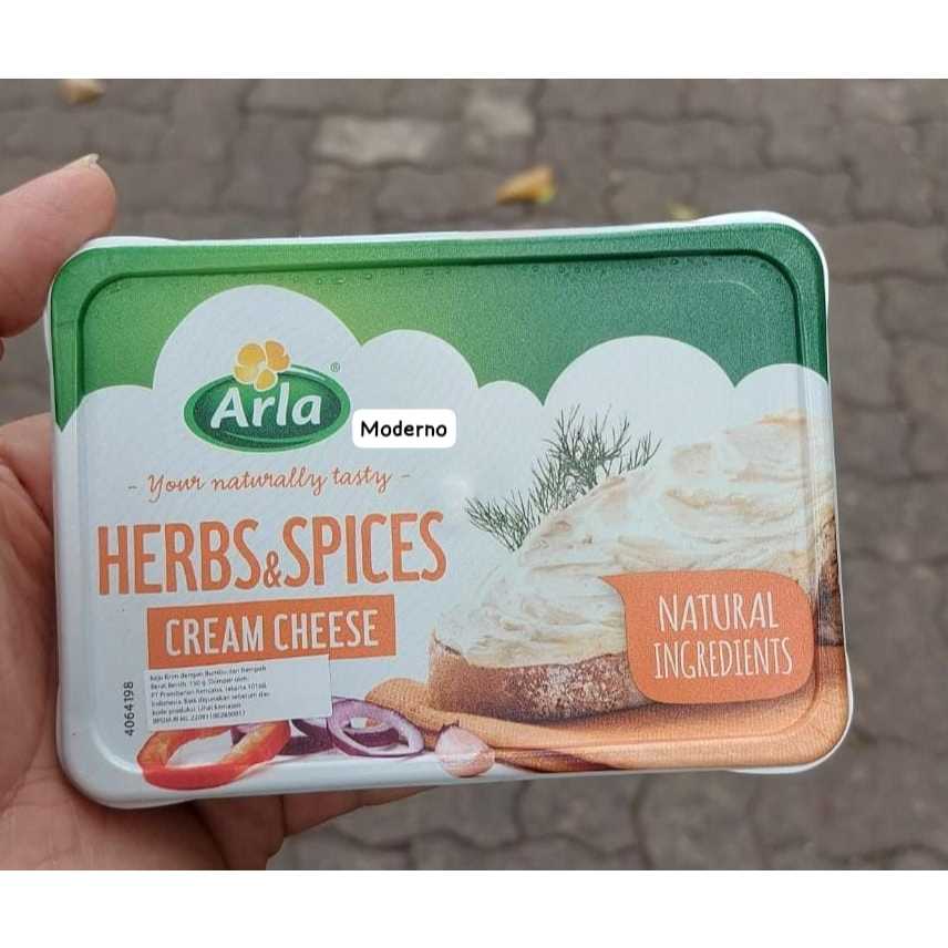 Jual Arla cream cheese herbs spices 150gr | Shopee Indonesia