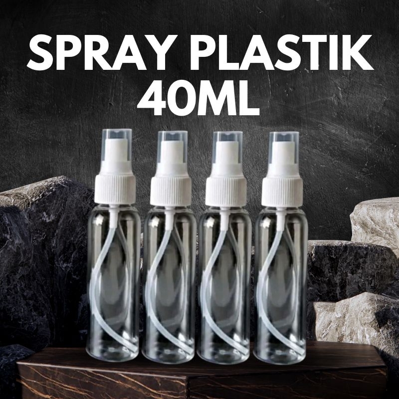 Jual Spray Plastik 40ml - Botol Parfum - Botol Spray Plastik - Isi 50 ...