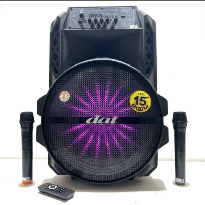 Jual Speaker portable wireless DAT DT 1507 Boom 15inch original ...