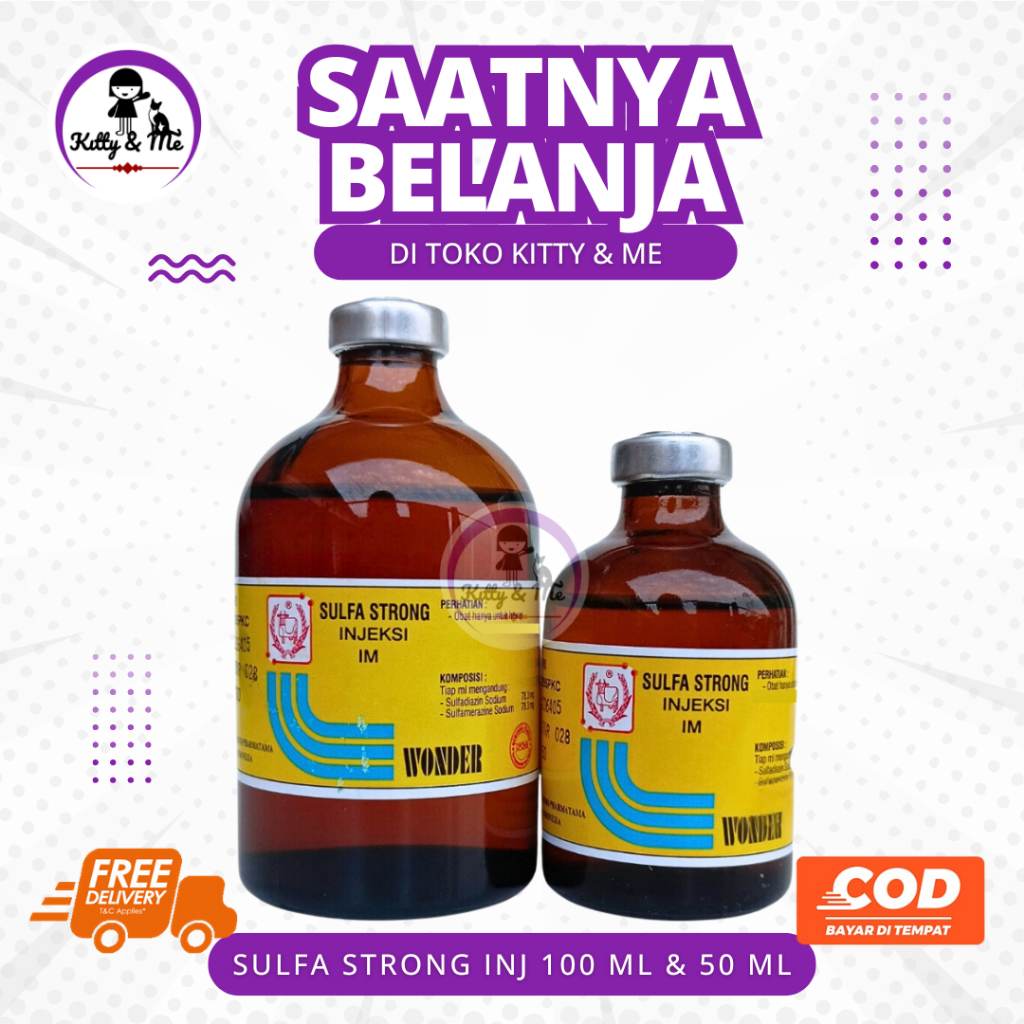 Jual SULFA STRONG INJ 100 ML DAN 50 ML - Obat Diare Dan Saluran ...