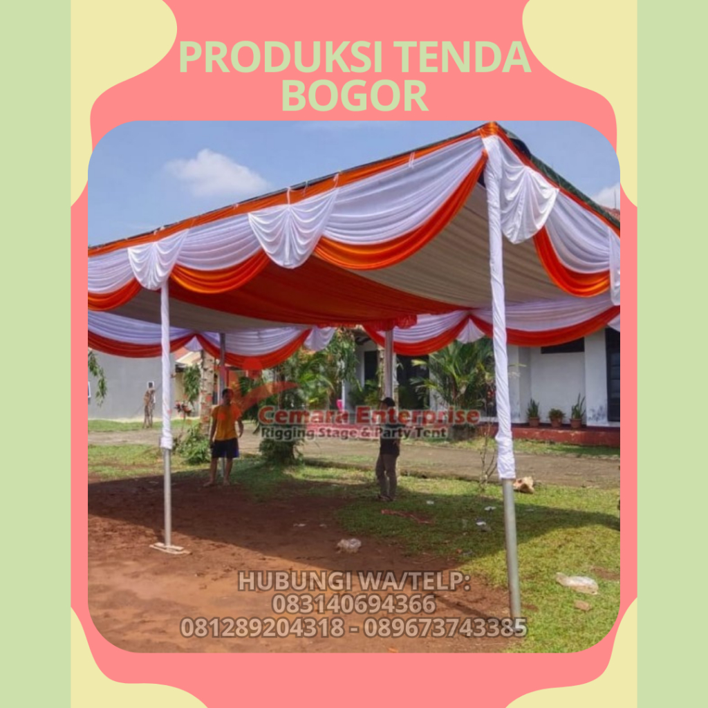 Jual JASA BUAT/PRODUKSI TENDA PESTA UKURAN 4X6 I TENDA 4X8 I TENDA ...
