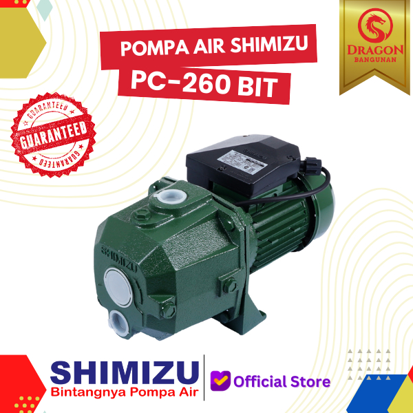 Jual Pompa Air Shimizu PC 260 BIT NT - Jet Pump Shimizu Tanpa Tabung | Shopee Indonesia