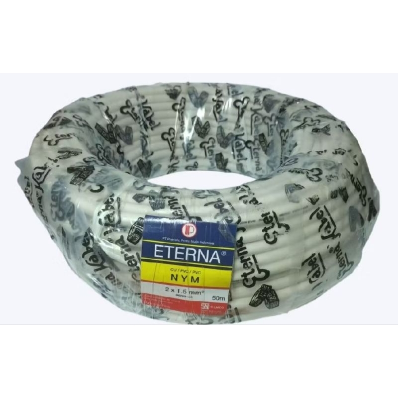 Jual Kabel Eterna 2 x 2.5 Tunggal NYM ( meteran ) | Shopee Indonesia