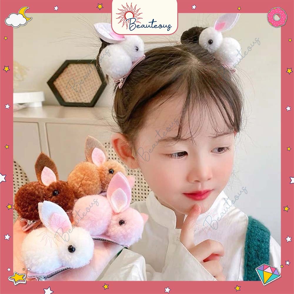 Jual Jepit Rambut Boneka Kelinci Aksesoris Hair Clip Rabbit Fashion ...