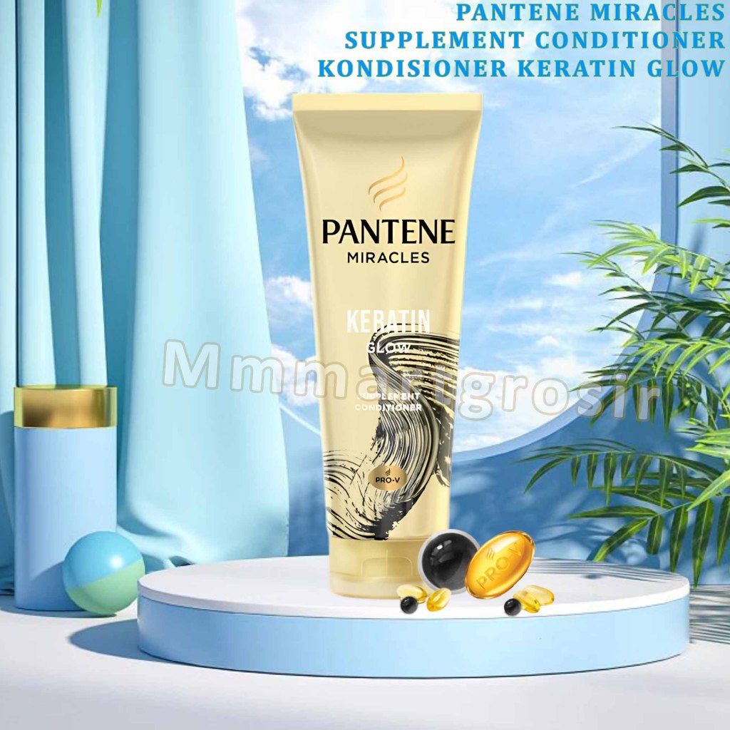 Jual Pantene Miracles / Supplement Conditioner Hair / Kondisioner Keratin Glow / 70ml | Shopee ...