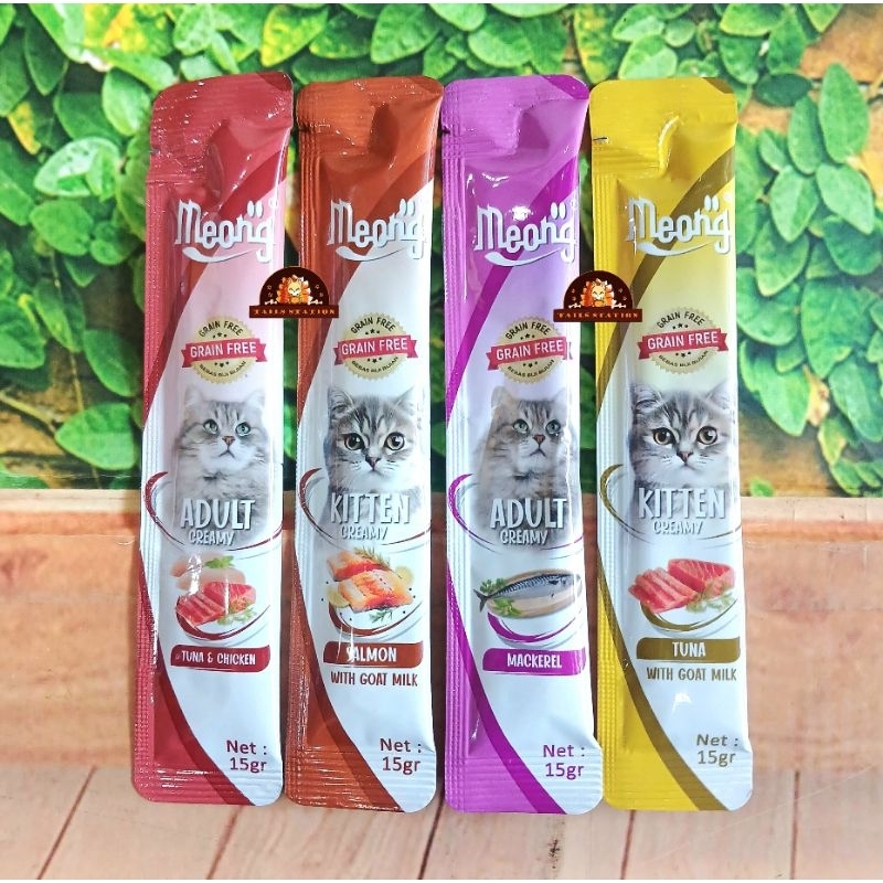 Jual Meong Creamy Cat Treats Satuan 1pc x 15gr Snack Kucing Liquid ...