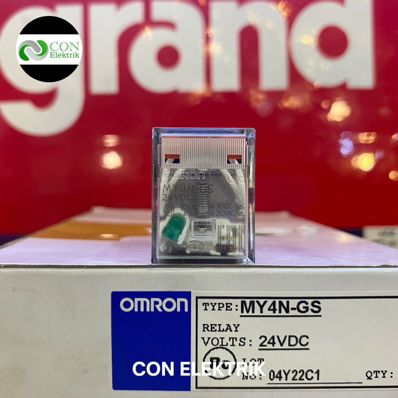 Jual RELAY OMRON MY4N-GS-24VDC MY4N GS 24VDC | Shopee Indonesia