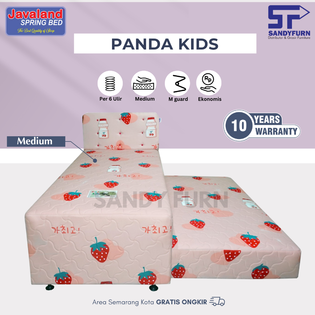 Jual Springbed Anak - Javaland - Panda Kids - Sorong 2in1 | Shopee ...