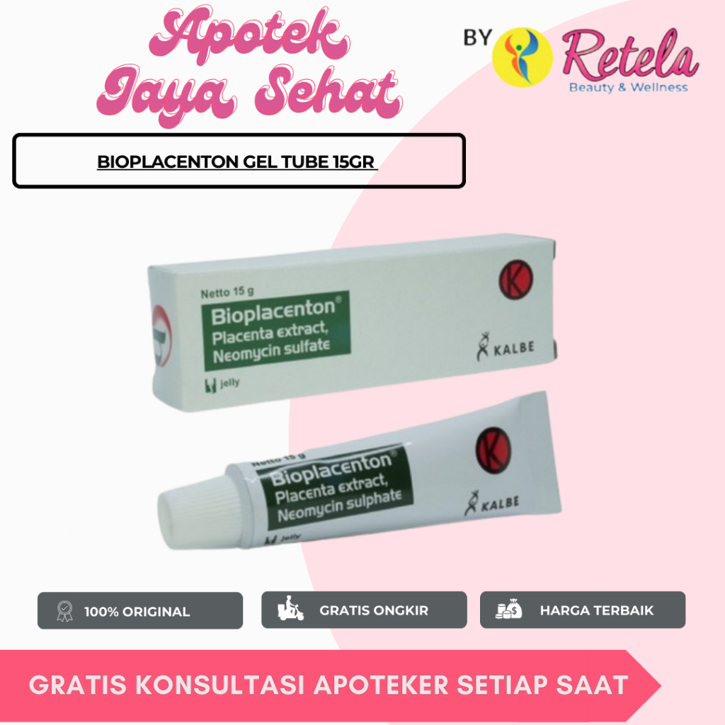 Jual BIOPLACENTON GEL TUBE 15GR / GEL LUKA BAKAR | Shopee Indonesia