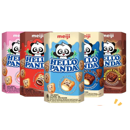Jual MEIJI Hello Panda Box 42gr 6 varian rasa | Shopee Indonesia