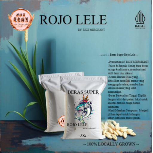 Jual Beras Super Rojo Lele, Pulen & Harum! beras pilihan terbaik by ...