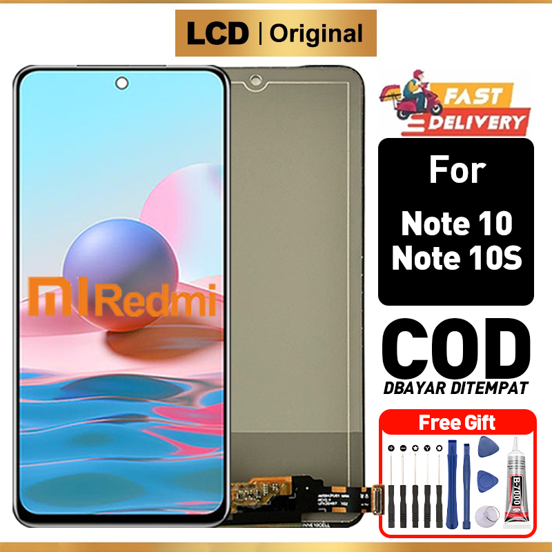 Jual LCD Redmi NOTE 10 Redmi NOTE 10S Original Touchscreen Fullset Asli ...