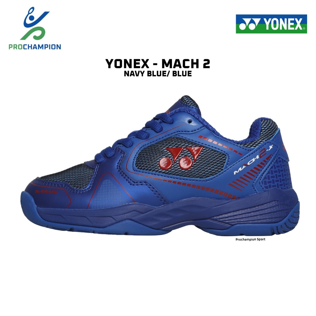 Jual Sepatu Badminton Yonex MACH 2 Navy Blue Blue | Shopee Indonesia