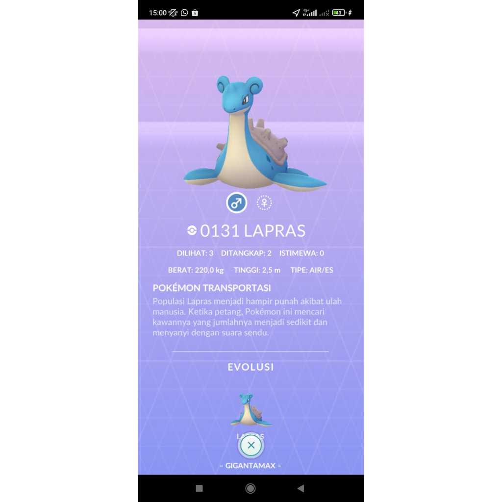 Jual Lapras Pokemon Go | Shopee Indonesia