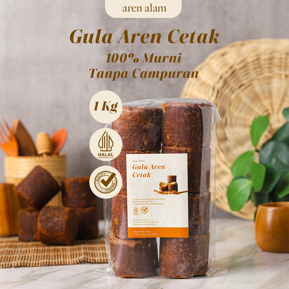 Jual Gula Aren Alam Asli 100% Murni 1 KG | Shopee Indonesia