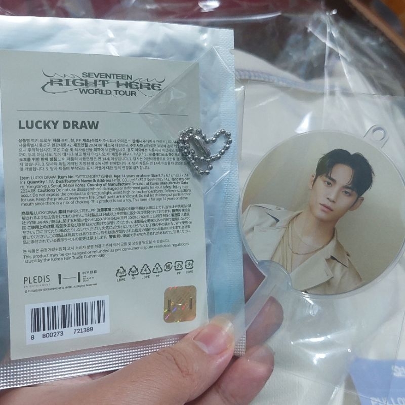 Jual [READY STOCK] LUCKY DRAW SEVENTEEN RIGHT HERE WORLD TOUR MINI ...