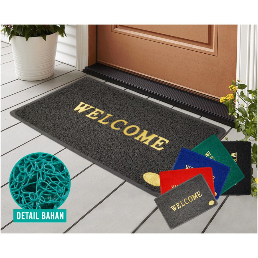 Jual Keset Welcome Lantai Karpet Mie Bihun Berbagai Warna Anti Slip ...