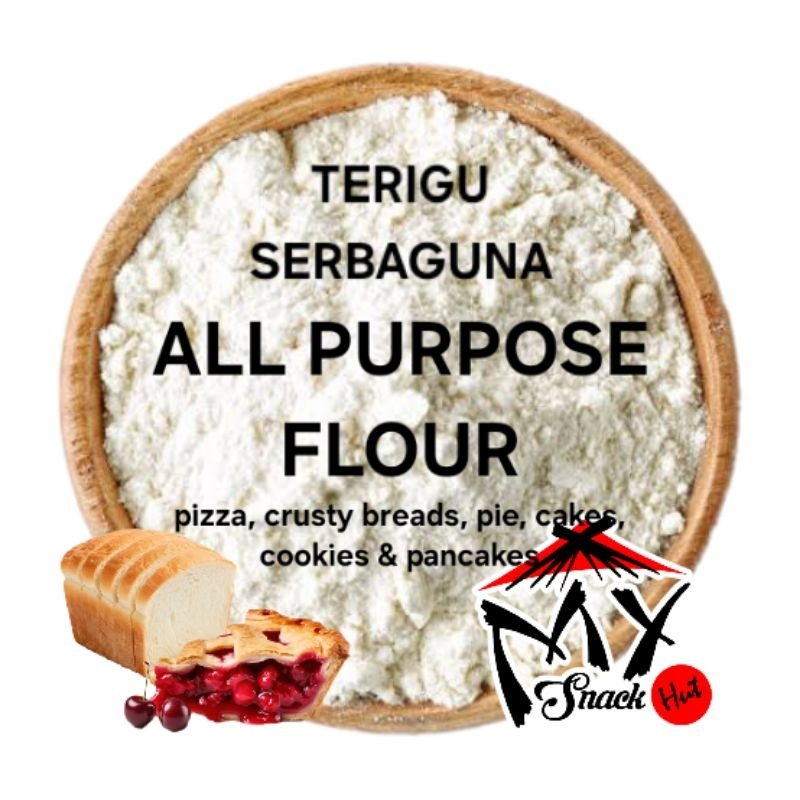 Jual TERIGU SERBAGUNA 250GR ALL PURPOSE FLOUR TEPUNG SEGITIGA BIRU ...