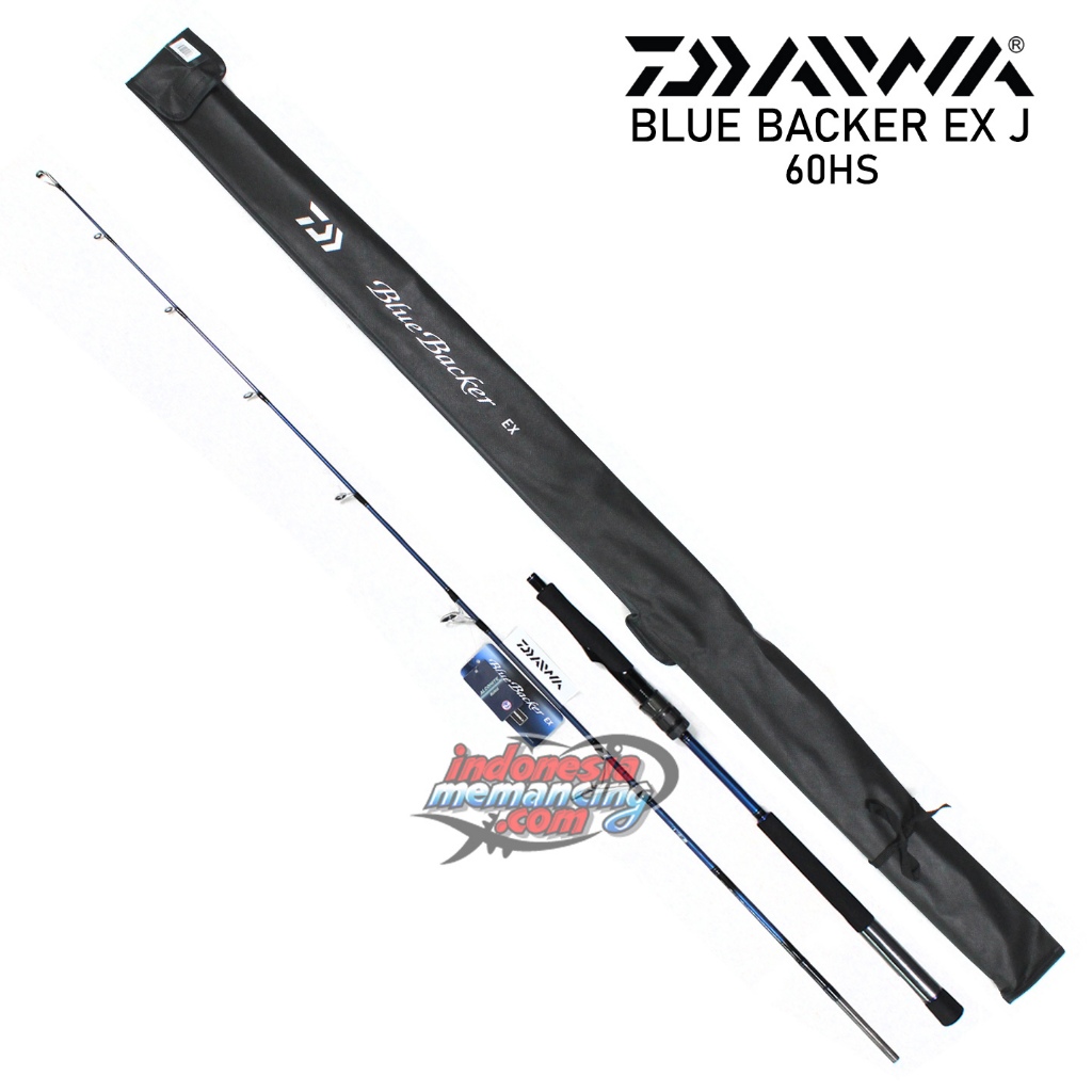 Jual Joran DAIWA BLUE BACKER EX J LJ | 60HS 62MS 62MHS | Spinning ...